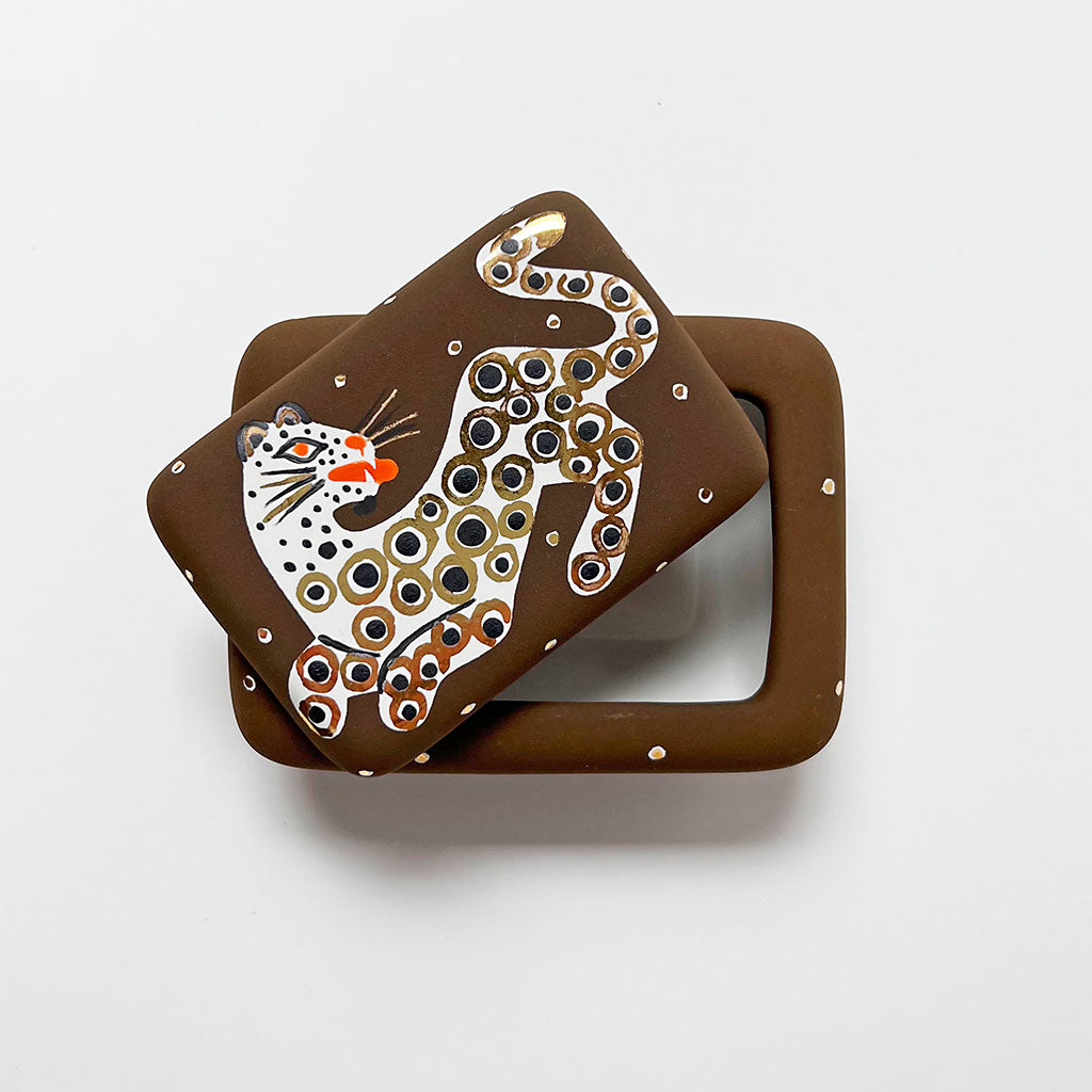 Waylande Gregory Leopard Box Matte Brown – PATCH NYC